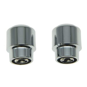 kaish pack of 2 plastic chrome guitar barrel switch tip 3 way pickup selector switch knobs for u.s.or import tele/telecaster