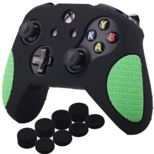 silicone non-slip rubber cover silicone gel skin silicone case anti-slip water + thumb grip stick caps for xbox one/xbox one s/xbox one x (a)