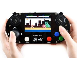 game hat for raspberry pi 3b+/3b/2b/b+/a+/zero/zero w portable game console gameboy 3.5inch ips screen with gamepad joystick