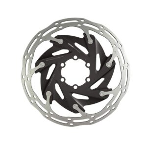 sram centerline xr disc brake rotor - 140mm, 6-bolt, silver/black