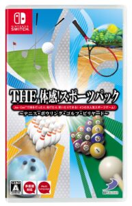 d3 publisher the taikan ! sports pack: tennis, bowling, golf, billiard nintendo switch region free japanese version