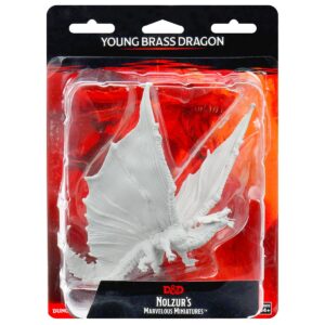 wizkids d&d nolzur's marvelous miniatures: young brass dragon