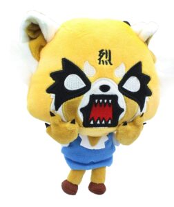 gund sanrio aggretsuko rage plush stuffed animal red panda netflix original, 7"