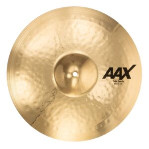 sabian 16" aax thin crash, brilliant finish