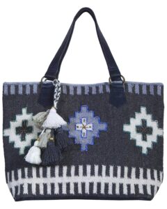 scully women's southwestern woven handbag - b307 one size