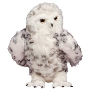 douglas shimmer snowy owl plush stuffed animal with jointed head