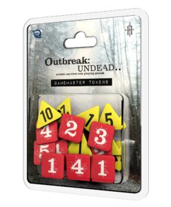 renegade game studios outbreak undead 2nd edition gamemaster's tokens