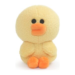 gund line friends sally seated plush stuffed animal chick, yellow,5"