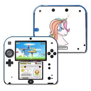 mightyskins skin compatible with nintendo 2ds - unicorn magic | protective, durable, and unique vinyl decal wrap cover | easy to apply, remove, and change styles | made in the usa