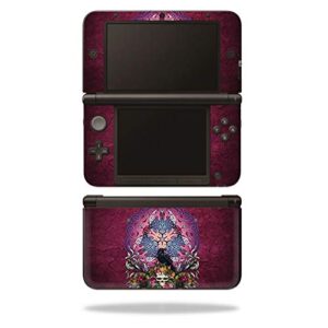 mightyskins skin compatible with nintendo 3ds xl original (2012-2014) - celtic raven | protective, durable, and unique vinyl wrap cover | easy to apply, remove, and change styles | made in the usa