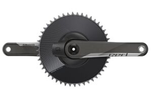 sram, red 1 axs quarq, power meter crankset, speed: 12, spindle: 28.99mm, bcd: direct mount, 50, dub, 170mm, black, road