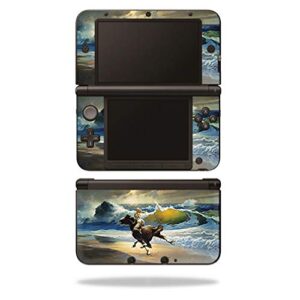 mightyskins skin compatible with nintendo 3ds xl original (2012-2014) - wild ride | protective, durable, and unique vinyl decal wrap cover | easy to apply, remove, and change styles | made in the usa