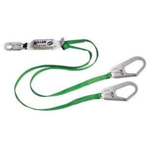 shock absorbing lanyard, 2 leg, polyester