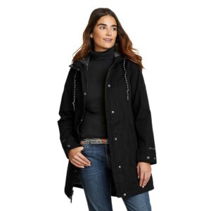 eddie bauer women's charly parka, black, medium