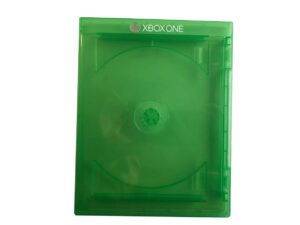 new premium megadisc 1 empty green transparent game dvd blu-ray case replacement box holder