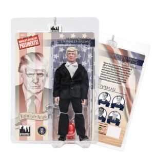 us presidents 8 inch action figures series: donald trump [black suit variant]