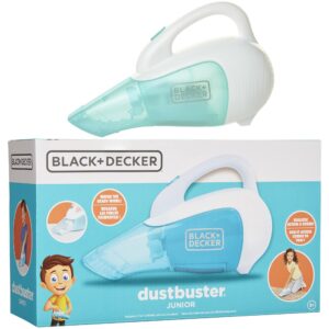 black+decker dustbuster junior toy handheld vacuum cleaner with realistic action & sound! pretend role play toy for kids with whirling beads & batteries included [amazon exclusive]