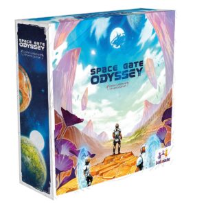 space gate odyssey - exoplanet colonization strategy game! adventure and exploration game for kids & adults, ages 12+, 2-4 players, 75-90 min playtime, made by ludonaute