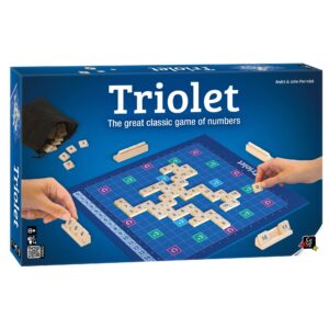 triolet | great for family game night | fun math game for kids | ages 8+ | 2 to 4 players | 30 minutes