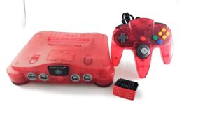 nintendo 64 - video game console - watermelon (renewed)