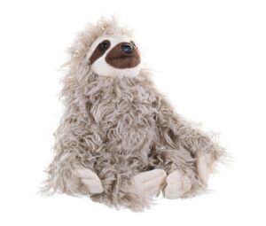 wild republic three toed sloth plush, stuffed animal, plush toy, sloth gifts, cuddlekins, 8"