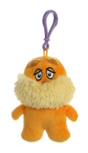 aurora® whimsical dr. seuss™ the lorax stuffed animal - magical storytelling - literary inspiration - orange 4 inches