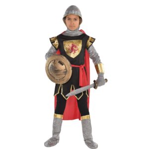 amscan brave crusader halloween costume for boys, large, with included accessories