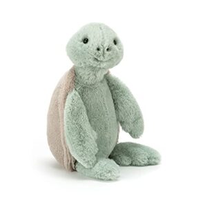 jellycat bashful turtle stuffed animal, medium 12 inches | reptile plush toy | classic children's gift