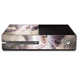 mightyskins skin compatible with microsoft xbox one - tangled fairy | protective, durable, and unique vinyl decal wrap cover | easy to apply, remove, and change styles | made in the usa