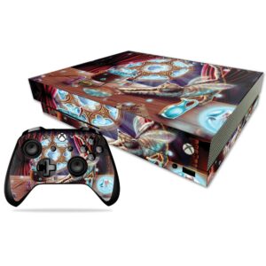 mightyskins skin compatible with microsoft xbox one x - cauldron cat | protective, durable, and unique vinyl decal wrap cover | easy to apply, remove, and change styles | made in the usa