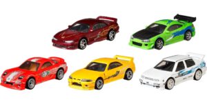 hot wheels premium bundle - fast & furious vehicles [amazon exclusive]