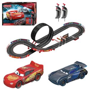 carrera go!!! 62476 disney pixar cars speed challenge electric slot car race track set in 1:43 scale