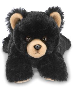 bearington lil' smokie small plush stuffed animal black bear, 9 inches