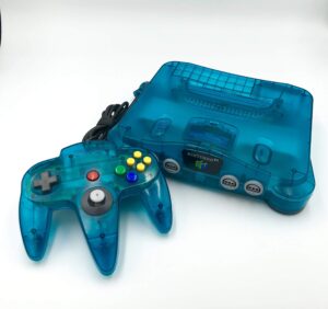 nintendo 64 system - video game console - ice (renewed)