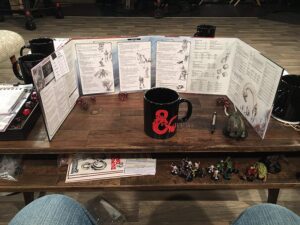 5th rpg - dungeon master's dm screen - reincarnated (fifth edition)