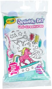 crayola unicorn creatures sprinkle art, craft for girls & boys, gift, age 5+