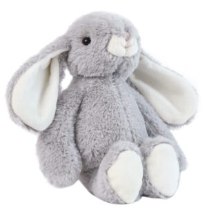 dilly dudu gray bunny rabbit stuffed animal plush toy best gifts 10-inch