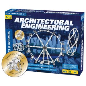 thames & kosmos architectural engineering | science experiment & model building kit | build 26 models of structures & structural elements | a parents' choice gold award winner 14.6 inches