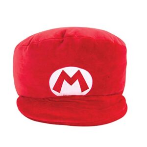 club mocchi- mocchi- nintendo super mario plush - mario hat plushie - collectible squishy plushies - 15 inch