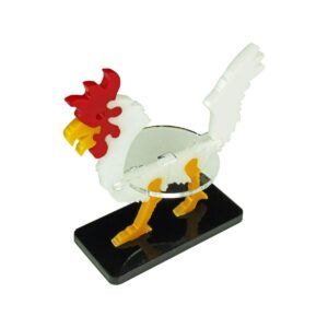 litko character mount | giant chicken | rooster | role-playing games |compatible with dungeons & dragons and pathfinder games (25x50mm base)