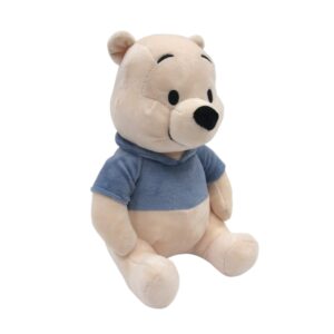 lambs & ivy disney baby forever pooh bear plush, beige/blue