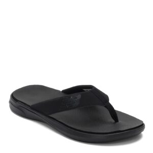 new balance men's 340 v1 flip-flop, black/magnet, 13