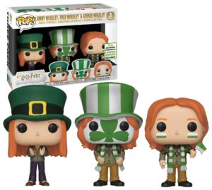 pop! funko ginny weasley, fred weasley, & george weasley 2019 eccc spring convention limited edition exclusive