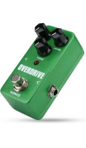 guitar effects pedal, kokko fod3 aluminum alloy mini overdrive effect pedal 6.35mm jack for guitars