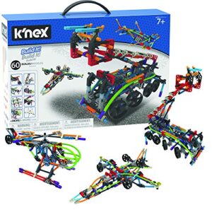 k'nex intermediate 60 model building set - 395 parts - ages 7 & up - creative building toy, multicolor, includes k'nex parts and pieces, instruction booklet, medium