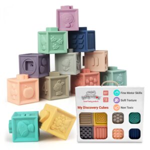 babytolove my discovery cubes | early childhood development toy | multifunctional and multisensory blocks | building blocks | fun shapes