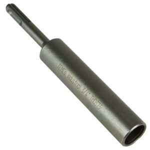 temco th0373- sds plus shank 3/4" bore forged ground rod driver will drive both 5/8 inch & ¾ inch ground rods