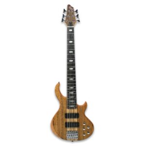 6 string electric bass guitar millettia laurentii+okoume body maple neck