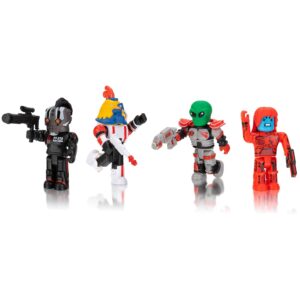 roblox action collection - star commandos four figure pack [includes exclusive virtual item]