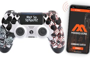 moddedzone joker smart rapid fire modded controller compatible with ps4 mods for fps all major shooter games warzone mw & more (cuh-zct2u)